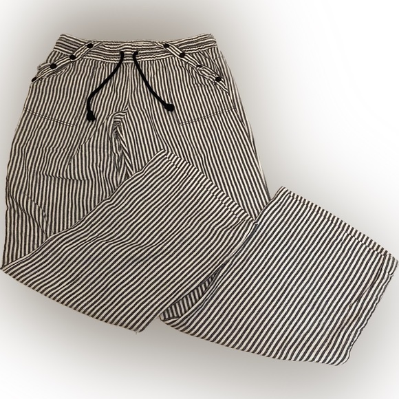 Rewind | Pants & Jumpsuits | Rewind Womens Wide Leg Striped Pants Size ...